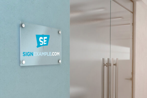 Acrylic Panels – signexample.com